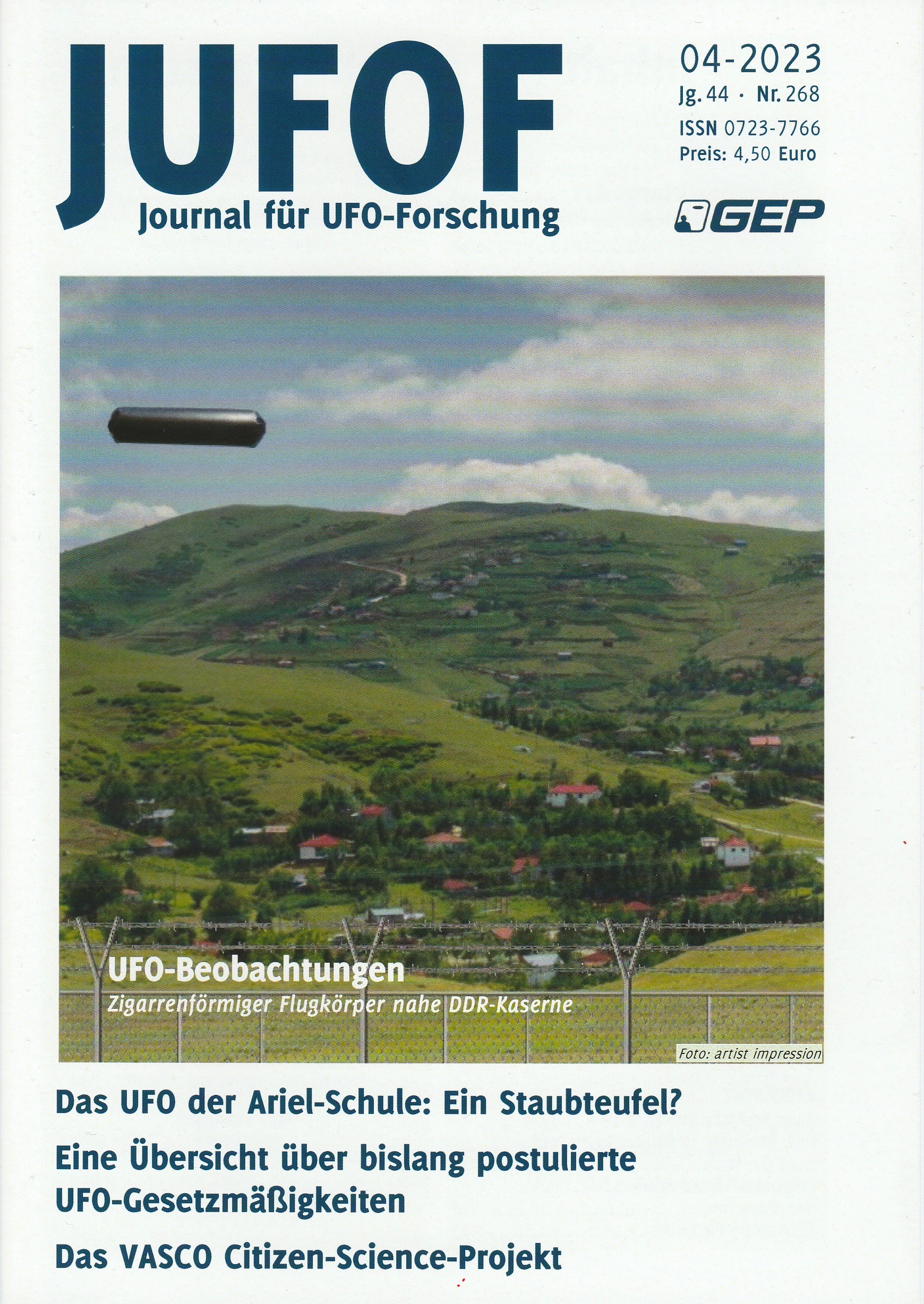 JUFOF 268 (04/2023) – Journal für UFO-Forschung